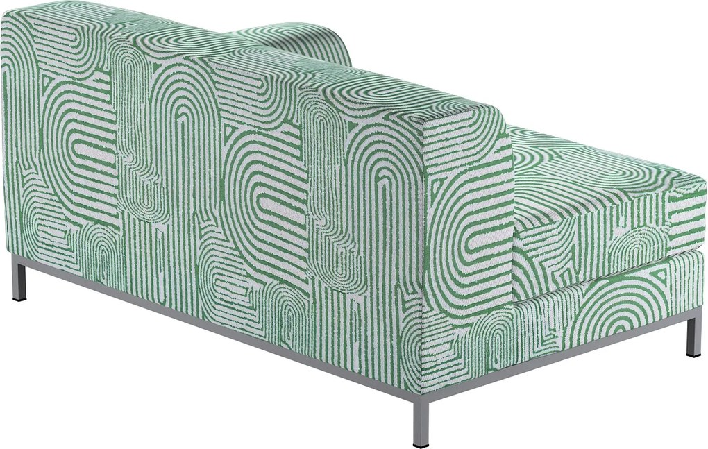 Potah na pohovku IKEA, pravé provevedení Kramfors 2-místná barva zelená látka pletený vzor, vzorované