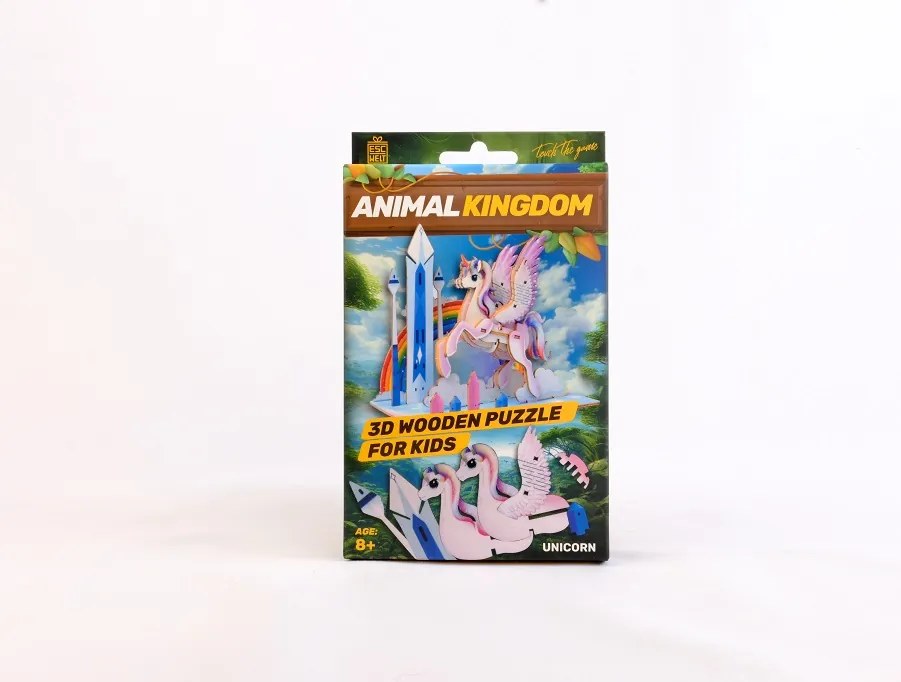 EscapeWelt 3D dřevěné puzzle Jednorožec