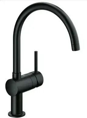 Grohe Minta - Páková dřezová baterie černá