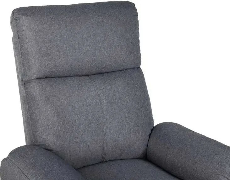 LuxuryForm DESIGN Televizní křeslo CARLOS s polohováním - šedé