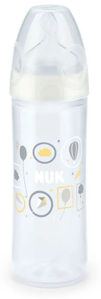 Kojenecká láhev NUK LOVE 250 ml, 6-18 m bílá