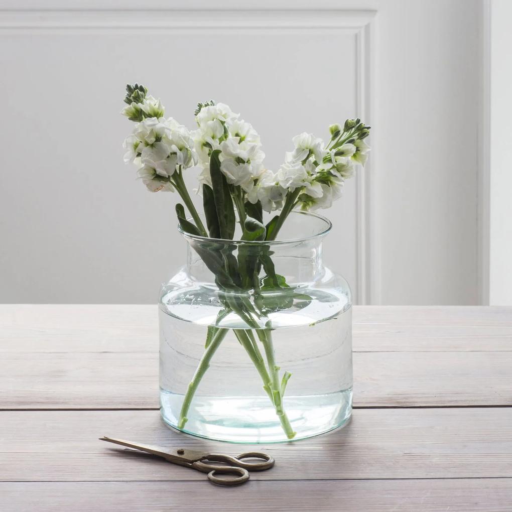Garden Trading Skleněná váza Broadwell 4,5 l, čirá barva, sklo