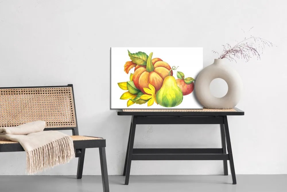 Obraz Podzimní Zelenina Nedostatek Nedostatek Plátno Canvas 100x70
