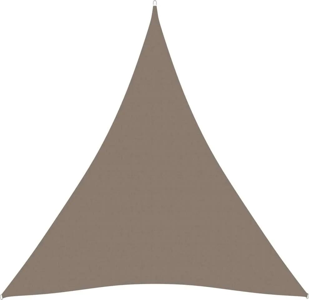 vidaXL Stínící plachta oxfordská látka trojúhelníková 4x4x4 m [135506] Barva: Béžová