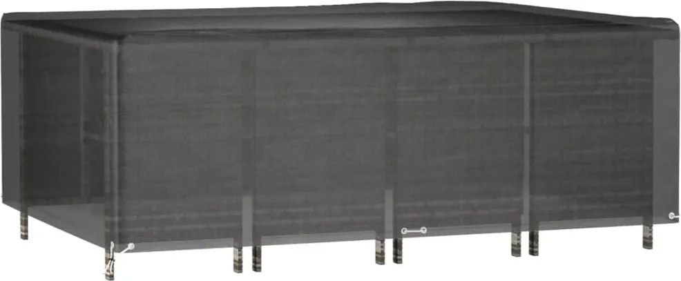 Plachta na zahradní nábytek s 12 očky 240x180x80 cm obdélníková 319301