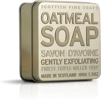 Scottish Fine Soaps Mýdlo v plechu - Oves, 100g