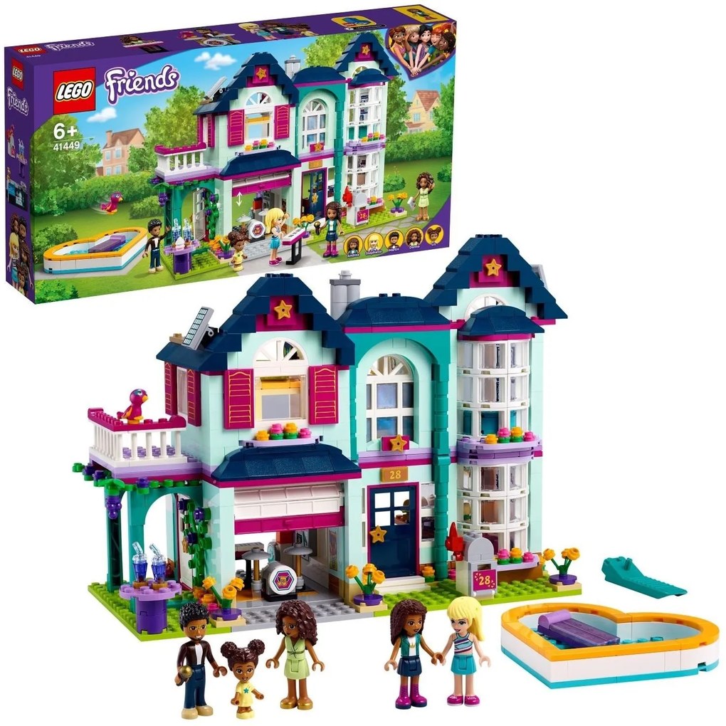 Lego stavebnice lego friends 41449 andrea a její rodinný dům