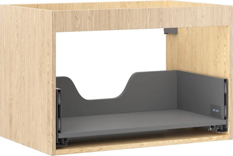 Mexen Box-A, závěsná skříňka 70 cm, 1 zásuvka, dub, 91AX0-0700-470-1-81