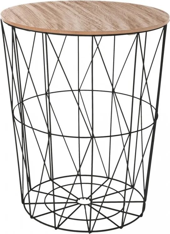 Multifunkční konferenční stolek s dřevěným topem