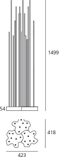 AR T087700 Reeds IP67 Triple - ARTEMIDE