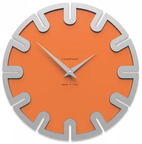 Designové hodiny 10-017 CalleaDesign Roland 35cm (více barevných variant) Barva světle červená-64 - RAL3020