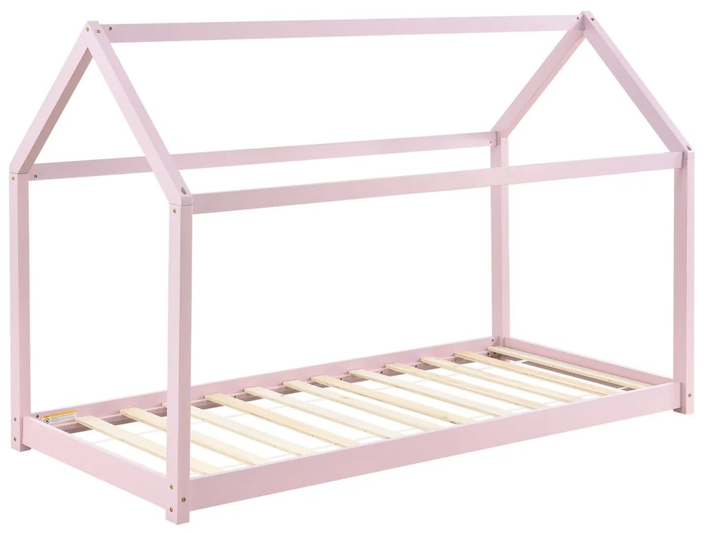 Dětská postel Carlotta 90 x 200 cm - růžová