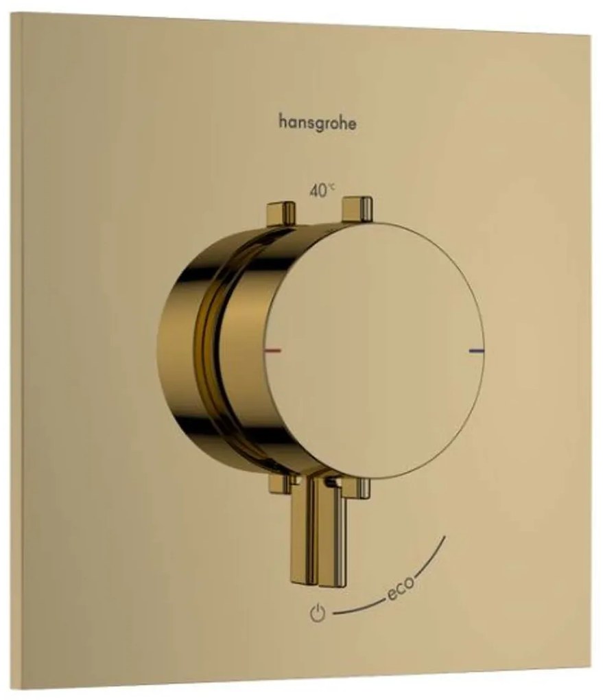 Hansgrohe Ecostat Comfort E - Termostatická baterie pod omítku, leštěný vzhled zlata 33710990