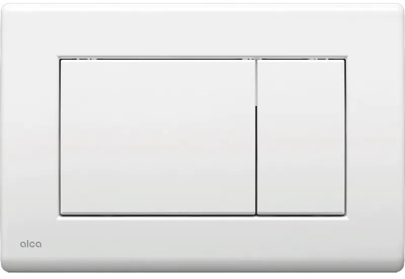 Alcadrain Ovládací tlačítko pro předstěnové instalační systémy, bílá-lesk - M270