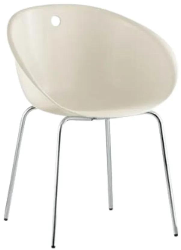 Pedrali Béžová plastová jídelní židle GLISS 900