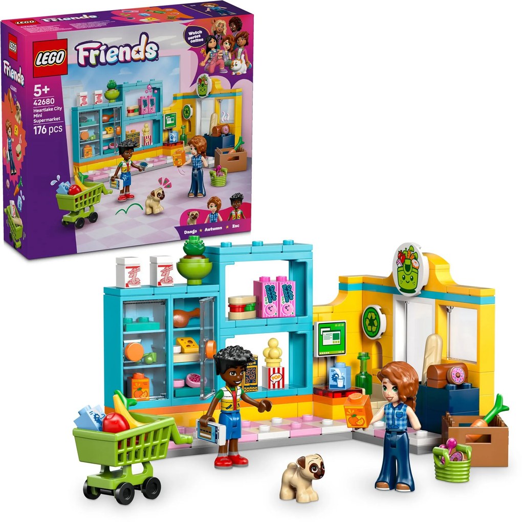 Lego® friends 42680 samoobsluha v městečku heartlake 5702018054918