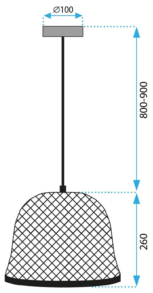 Toolight Stropní svítidlo APP1336-1CP