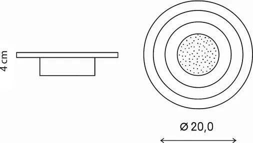Brilagi - LED Stropní svítidlo MODERN MINI LED/29W/230V 3000/4000/6000K