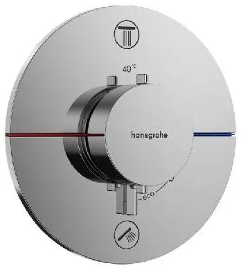 Hansgrohe ShowerSelect Comfort - Termostatická baterie pod omítku, pro 2 spotřebiče, chrom 15554000