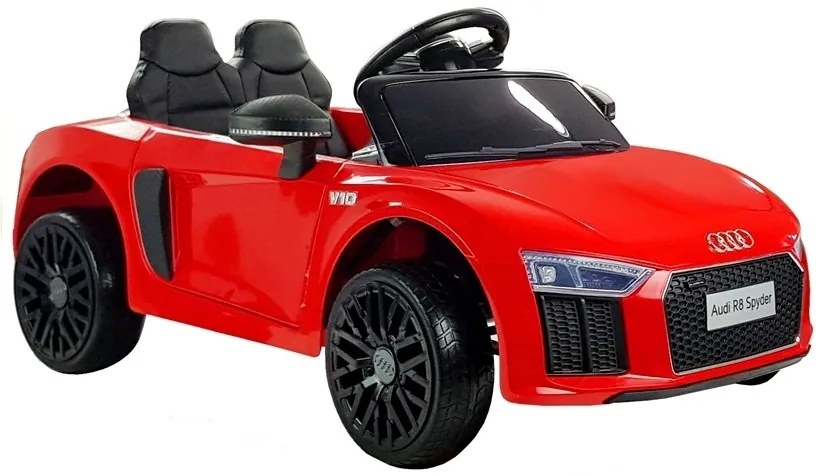 HračkyZaDobréKačky Elektrické autíčko Audi R8 Spyder S červené