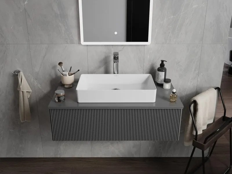 Mexen Nadia umyvadlo na desku 62 x 35 cm, bílá - 21616000