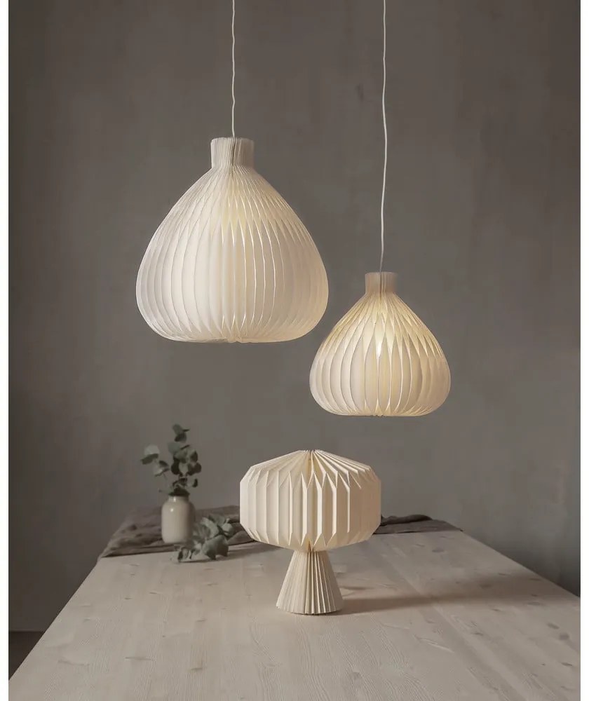 Krémové papírové stínidlo ø 38 cm Honeycomb – Star Trading