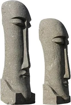 Rapa Nui, tesaná hlava