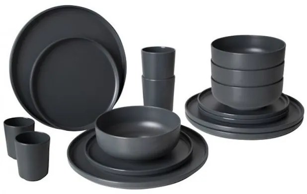 Kempingové nádobí bo-camp ind tableware patom 16dlg.mel.antr