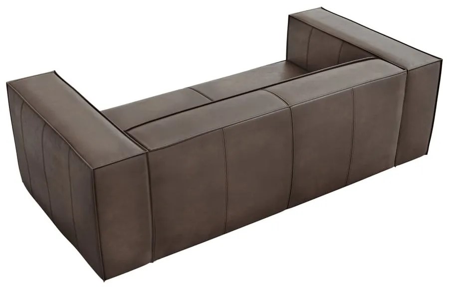 Hnědá kožená pohovka 212 cm Madame – Windsor &amp; Co Sofas