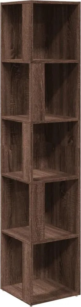 vidaXL Rohová skříňka 33 x 33 x 164,5 cm kompozitní dřevo [809048] Barva: Bílá