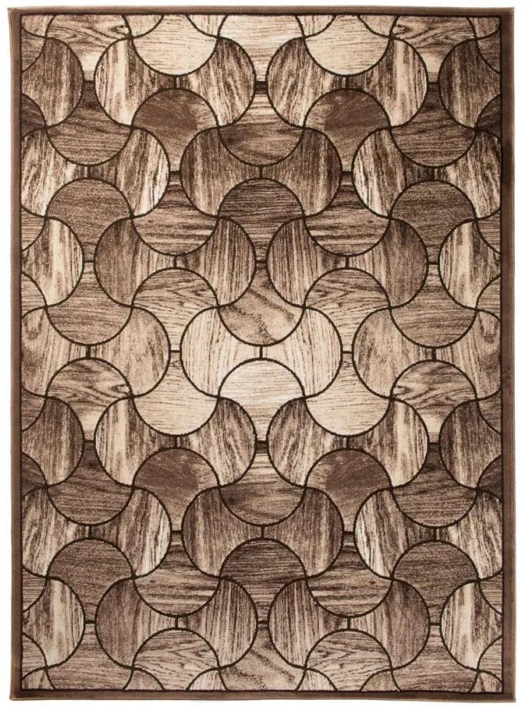 Kusový koberec Francis hnědý, Velikosti 80x150cm
