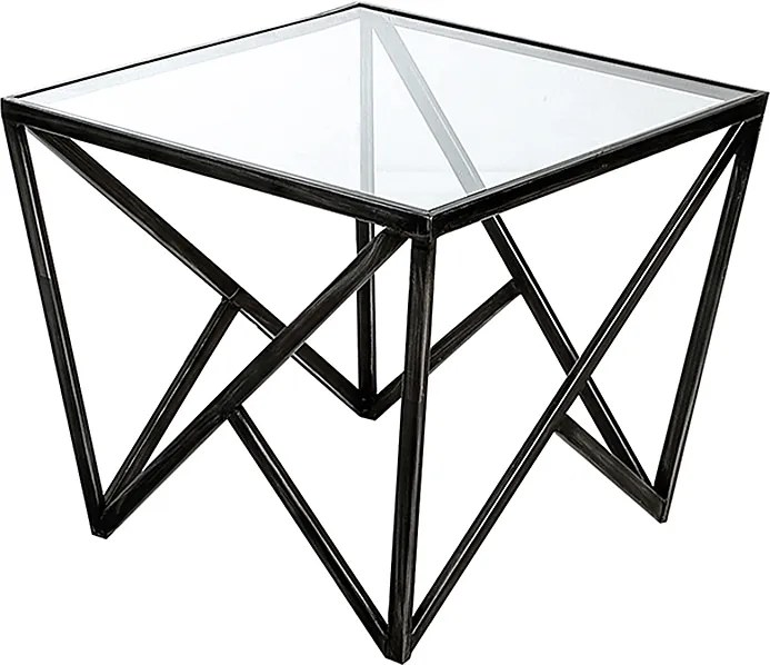 Papillon Konferenční stolek skleněný Loft vysoký, 60 cm