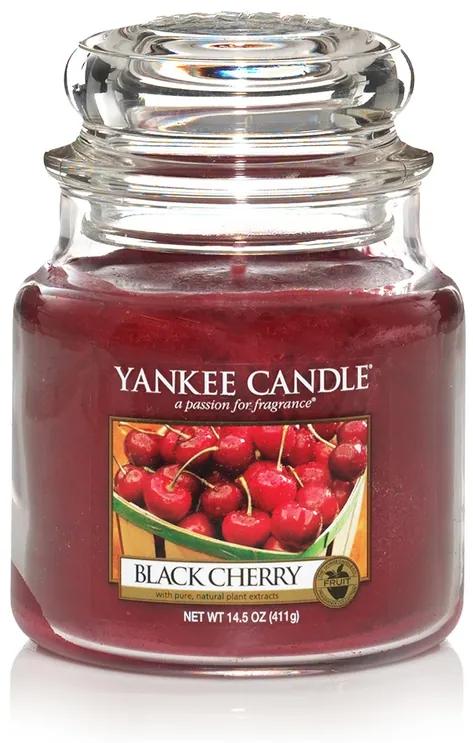 Svíčka ve skle střední Black Cherry, Yankee Candle
