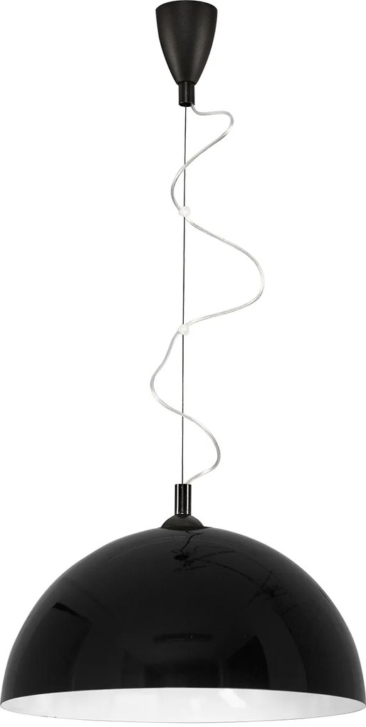 Nowodvorski 4843 Hemisphere- Závěsný lustr v černé a bílé barvě  Ø 50cm