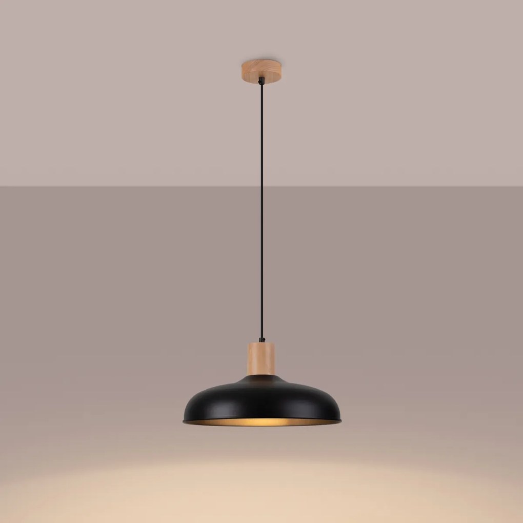 Sollux Lighting Závěsné svítidlo INDY Černá