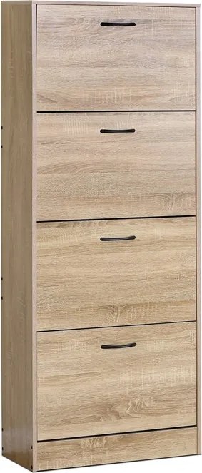 Botník, mdf, hnědá, ABO-G1018 OAK Barva: Hnědá
