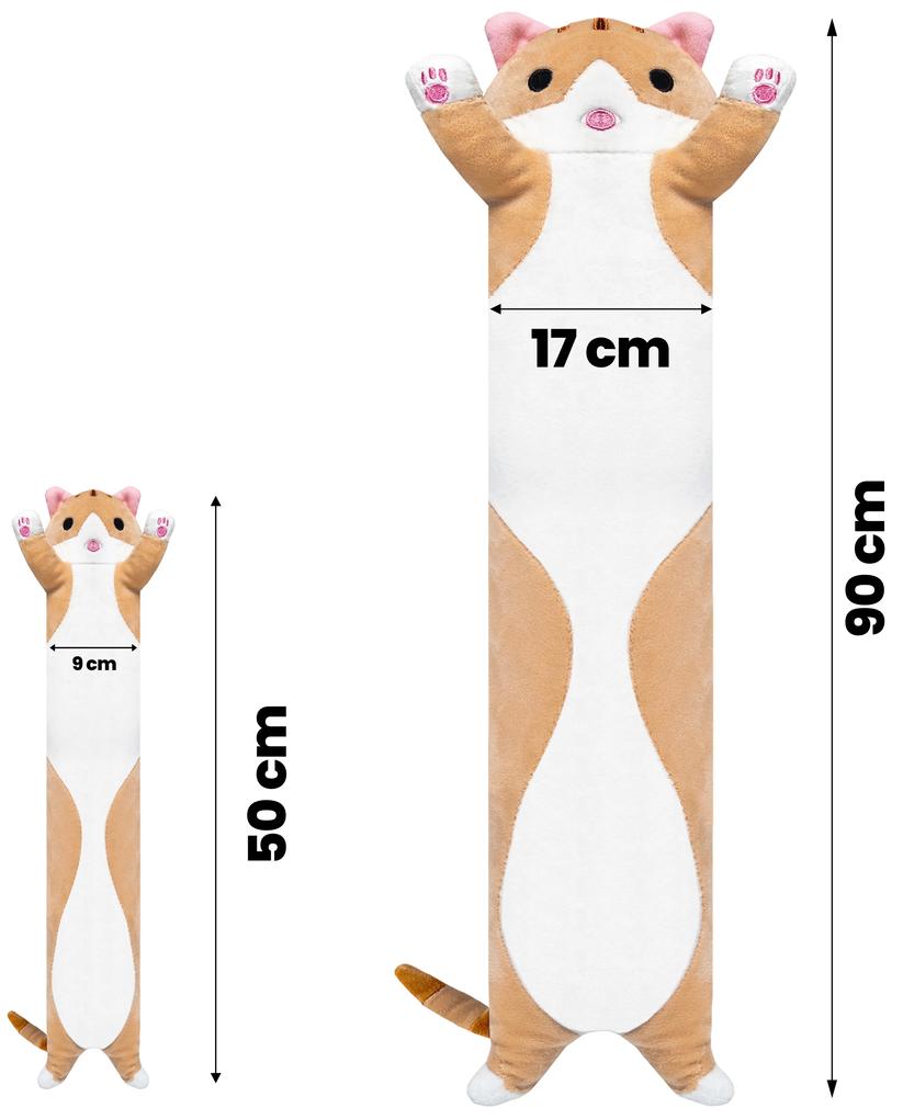 Aga4Kids Plyšový polštář Kočka 50 cm