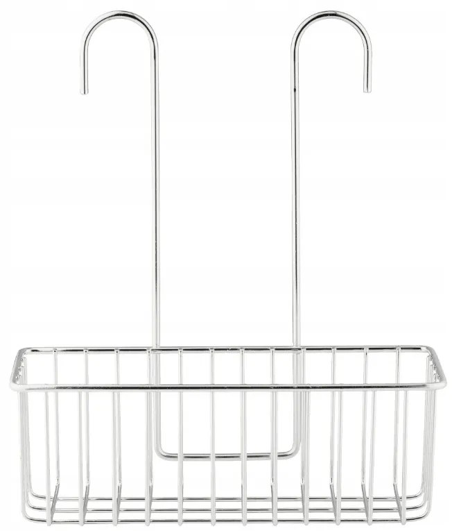 BISK Erga NIAGARA, koupelnová polička za zavěšení 250x100x90 mm, chromová, ERG-08432