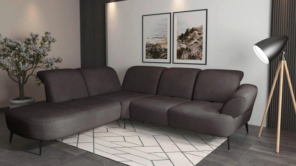 XXXLutz ROHOVÁ SEDAČKA, textil, barvy grafitu Sit & More - Sedací soupravy - 00014401321Q