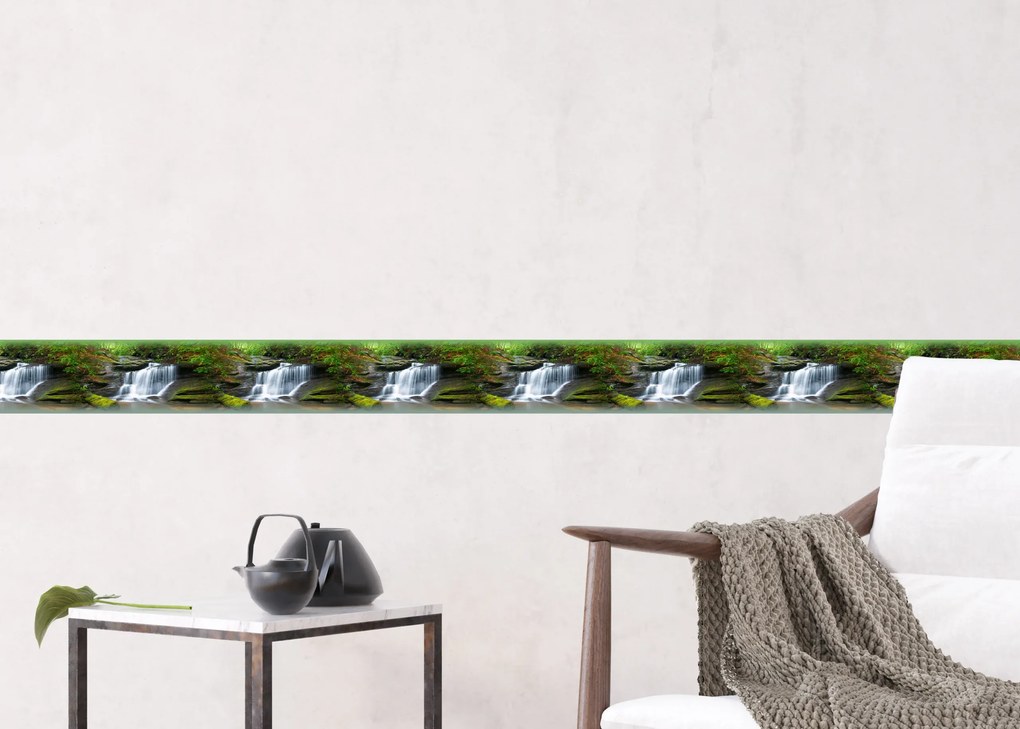 Samolepící bordura na zeď Vodopád | 5 m x 13.8 cm | DWB8206