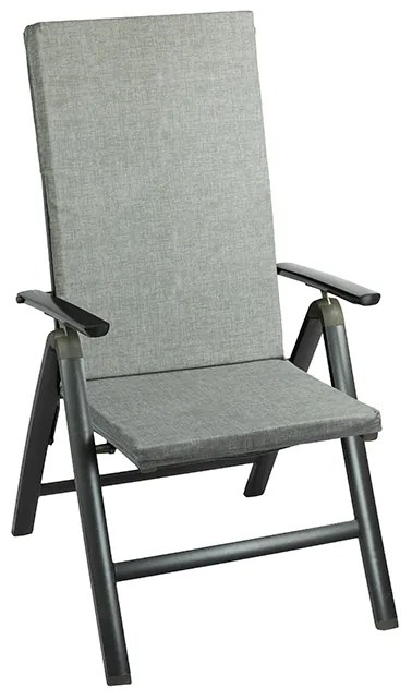 Bellatex Sedák na zahradní židli 47x115 cm hnědá, šedá
