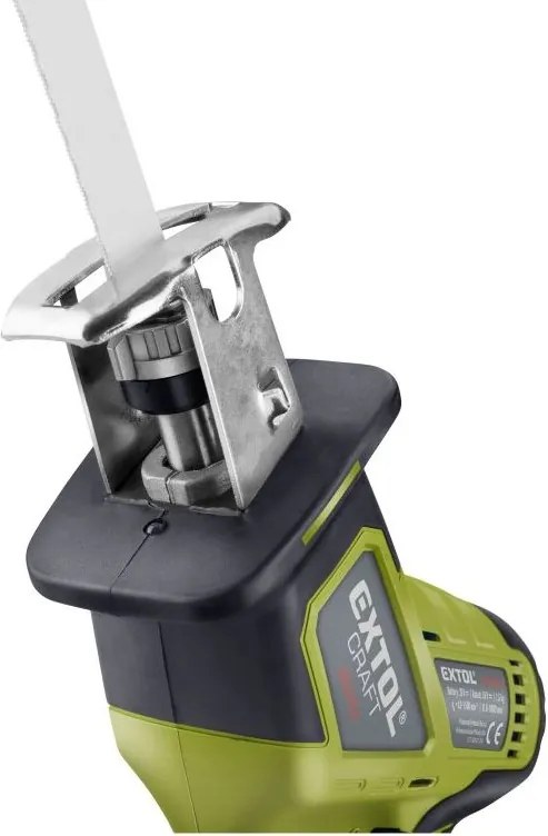 Pila ocaska, jednoruční, aku Li-ion 20 V/2 Ah, BRUSHLESS EXTOL CRAFT