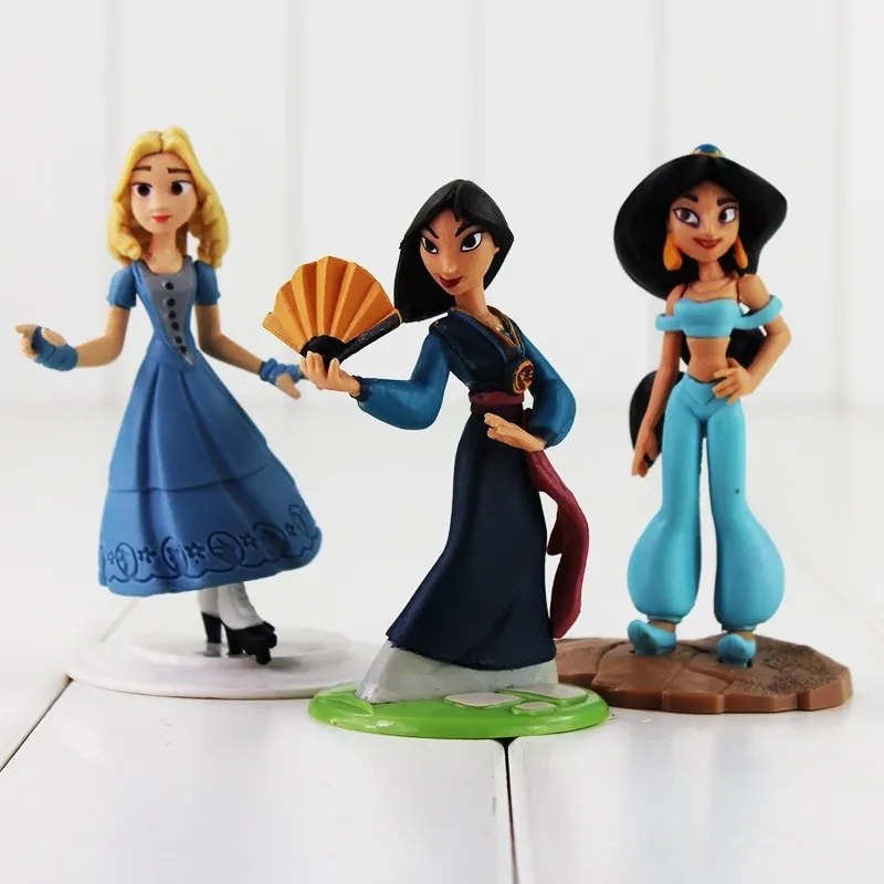 Figurky Disney Princezny z pohádek 6 ks
