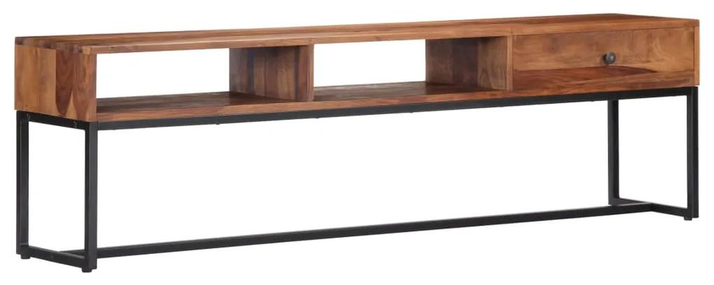 247466 vidaXL TV stolek 160 x 30 x 45 cm masivní sheeshamové dřevo