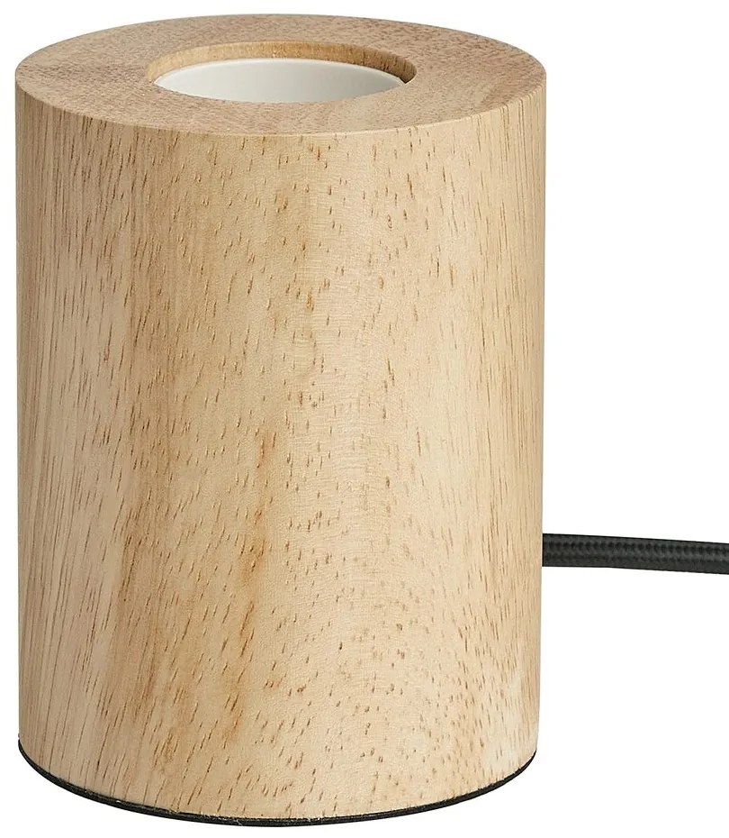STILO Stolní lampa dřevěná kulatá 11 cm