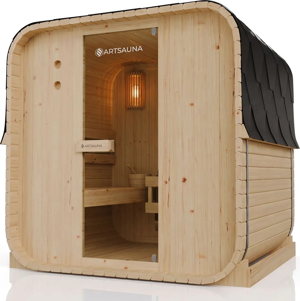 Artsauna Venkovní sauna Cube Nolvik Velikost: S