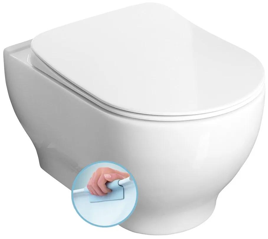 SAPHO GARCIA závěsné WC rimless, 36,5x52,5 cm (100514)