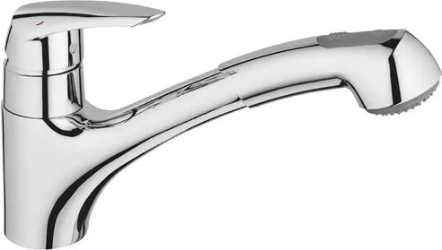 Grohe Eurodisc dřezová baterie s vytahovací sprškou chrom 32257001 G32257001