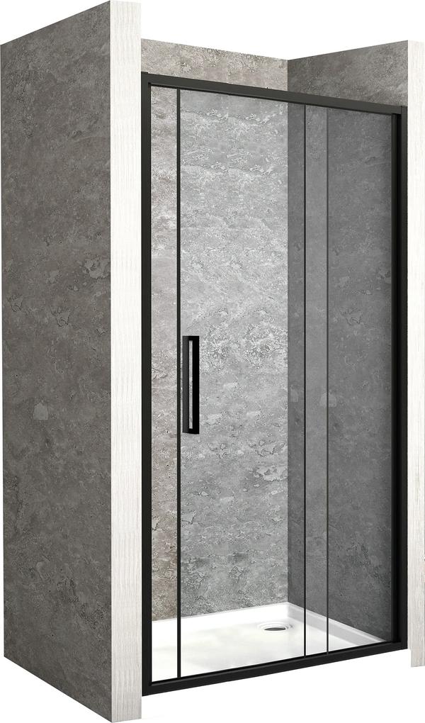 MAXMAX Sprchové dveře RAPID slide 100 cm - černé