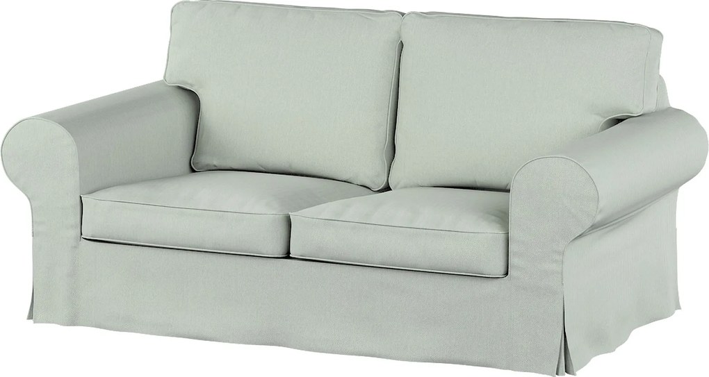 Potah na pohovku IKEA Ektorp 2-místná, rozkládací, STARÝ MODEL barva modrá látka pletený vzor
